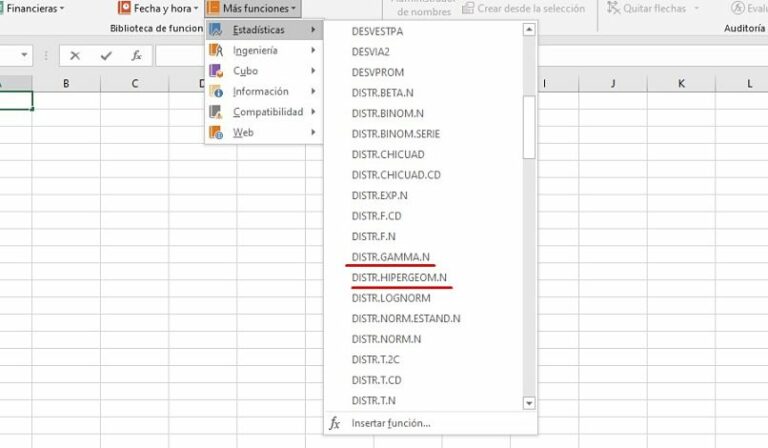 Excel-toimintojen GAMMA.N ja HYPGEOMDIST käyttäminen - 2025